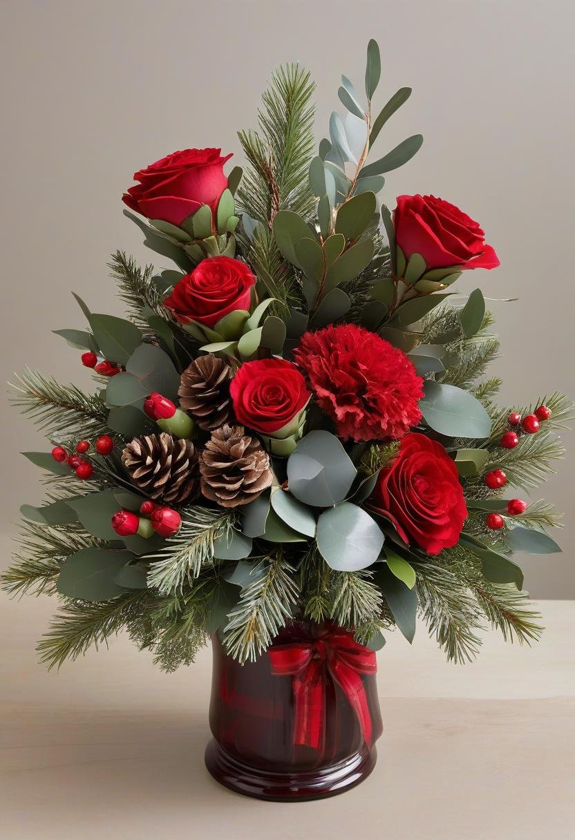 17 Gorgeous Christmas Flower Arrangements to Brighten Your Holidays ...